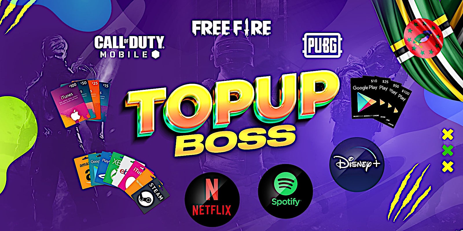 Topupboss Dominica – GuideDM